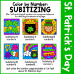St. Patrick's Day color by number | Made By Teachers