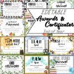 Editable Awards and Certificates for * End of Year* - Made By Teachers