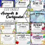 Editable Awards and Certificates for * End of Year* - Made By Teachers