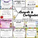 Editable Awards and Certificates for * End of Year* - Made By Teachers