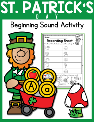 St. Patrick's Day Alphabet and Beginning Sound Activity - Made By Teachers