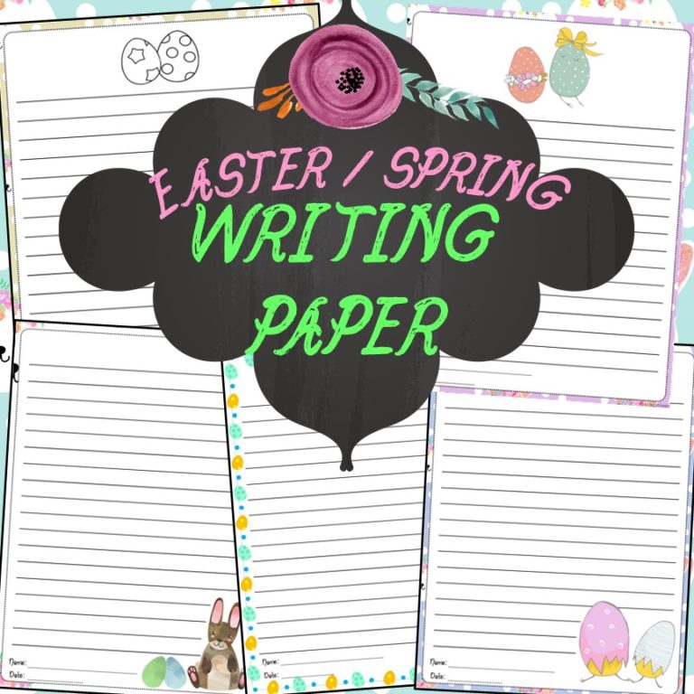 Easter and Spring Writing Papers - Made By Teachers