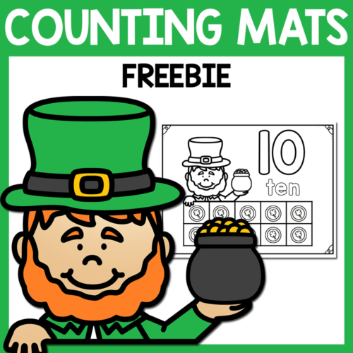 St. Patrick's Day Counting Mats 1-10 | Made By Teachers