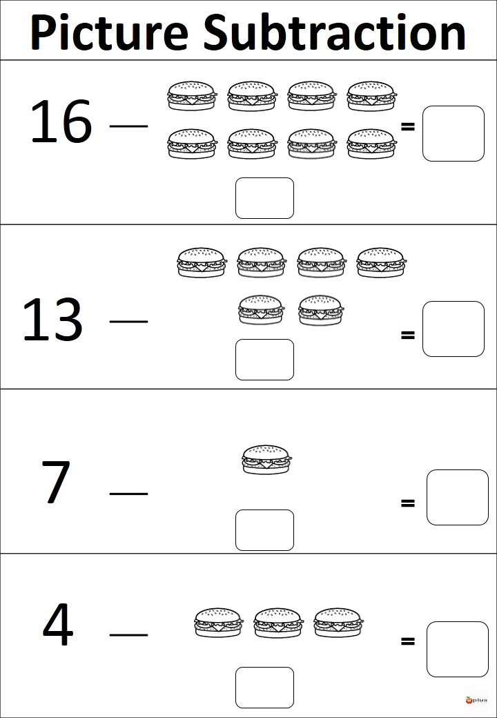 Picture Subtraction Counting Back - Made By Teachers