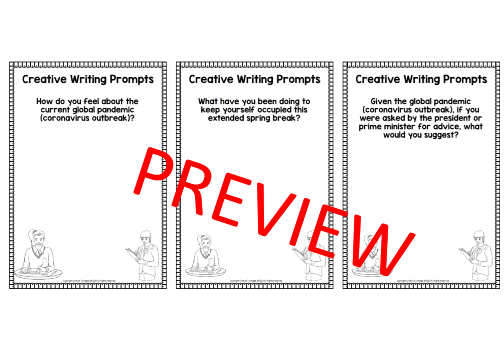 Creative Writing Prompts For Students (Pandemic Global Crisis) - Made ...