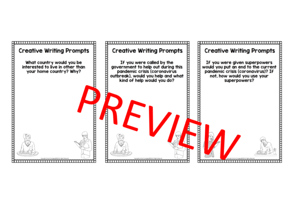 Creative Writing Prompts For Students (Pandemic Global Crisis) - Made ...