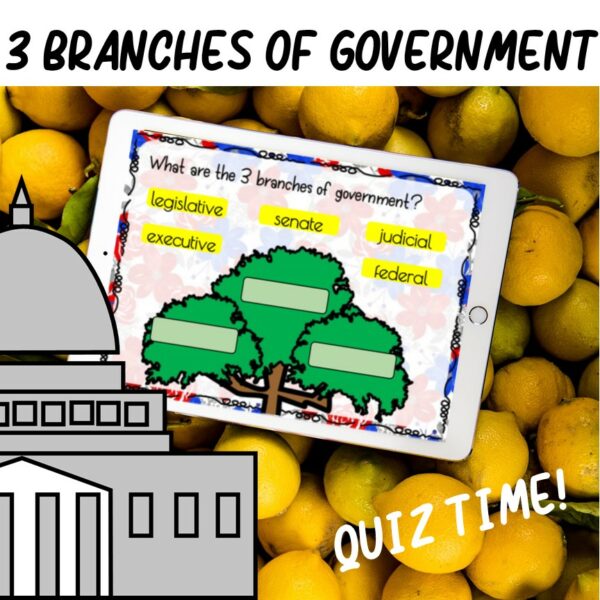 3 Branches Of Government Interactive Quiz *Distance Learning* | Made By ...
