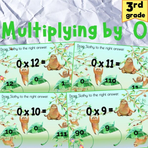 Multiplying by 0 Interactive Game *Distance Learning* | Made By Teachers