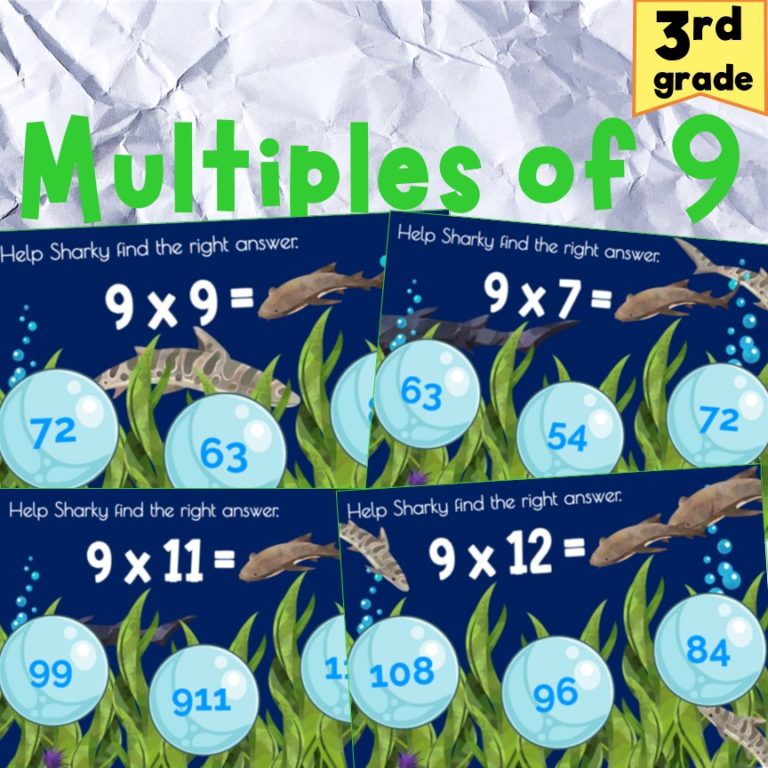 Multiplying by 9 Interactive Game *Distance Learning* | Made By Teachers