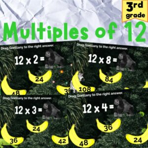 Multiplying by 12 Interactive Game *Distance Learning* | Made By Teachers