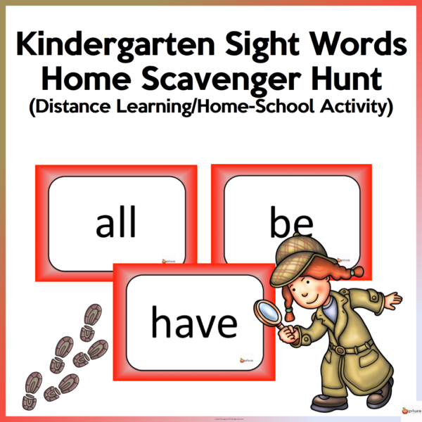 Distance Learning Dolch Sight Words Home Scavenger Hunt | Made By Teachers