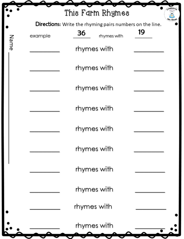 Rhyming - This Farm Rhymes - Made By Teachers