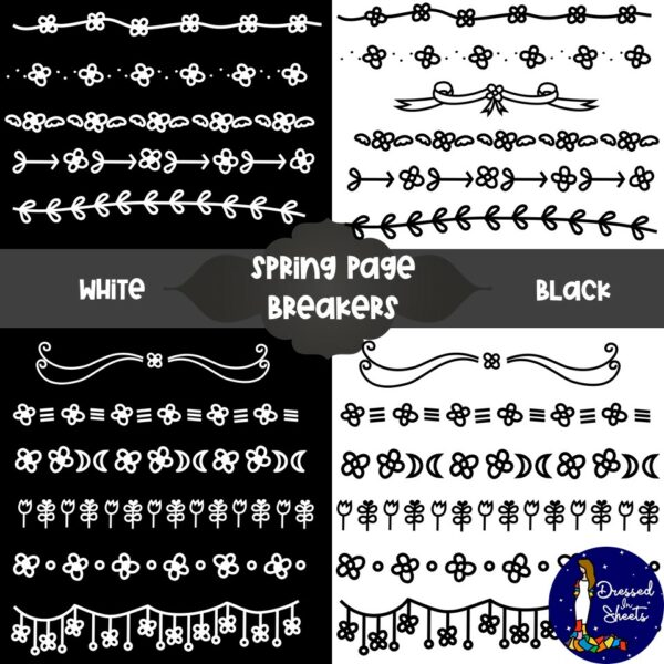 Spring Page Breakers | Made By Teachers