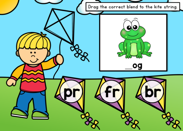 Google Classroom & BOOM Cards Blends BUNDLE | Spring Distance Learning ...