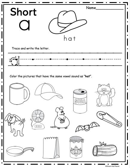 No Prep CVC Medial Sound Recognition Worksheets | Made By Teachers