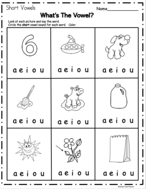 No Prep CVC Medial Sound Recognition Worksheets | Made By Teachers