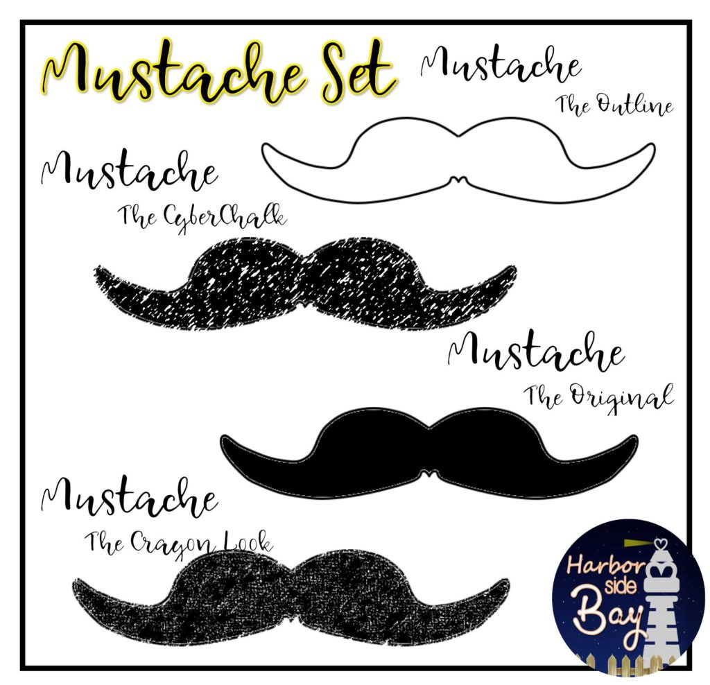 Mustache Clip Art Bigote Arte - Made By Teachers