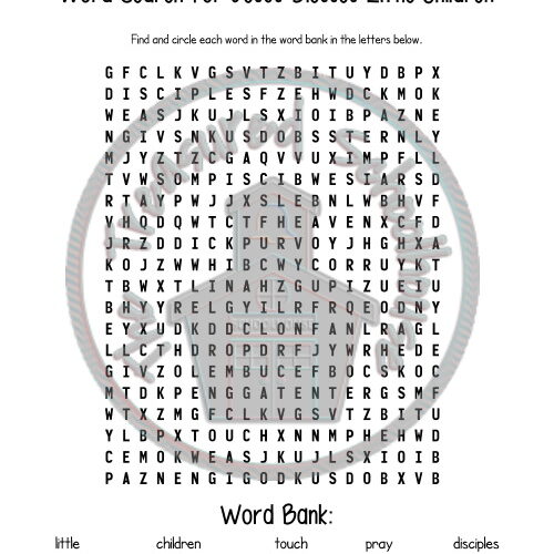 Jesus Blesses the Little Children - Made By Teachers