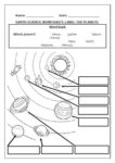 Earth Science worksheets: Label the planets in our solar system - Made ...