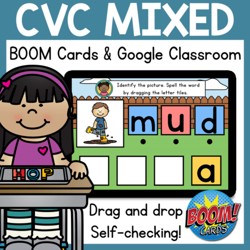 FREEBIE CVC Words Short A | Google Classroom PPT - Made By Teachers