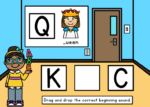 Alphabet Beginning Sound BOOM Cards & Google Classroom Distance ...