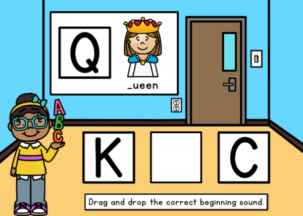 Alphabet Beginning Sound BOOM Cards & Google Classroom Distance ...