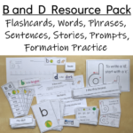 Bb or Dd Resource Pack - Made By Teachers
