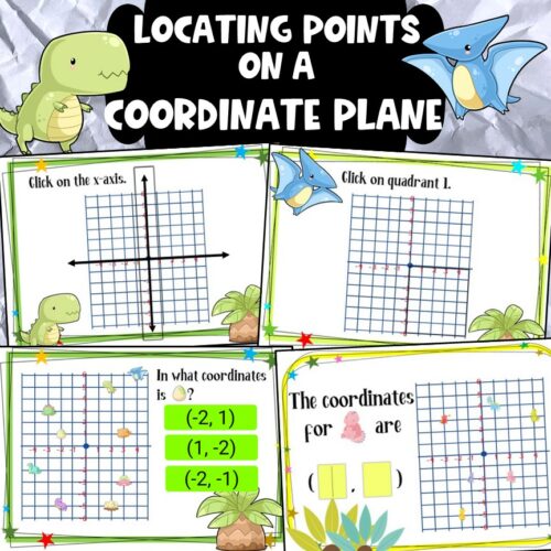 Locating Points on a Coordinate Plane BOOM Cards *Distance Learning ...