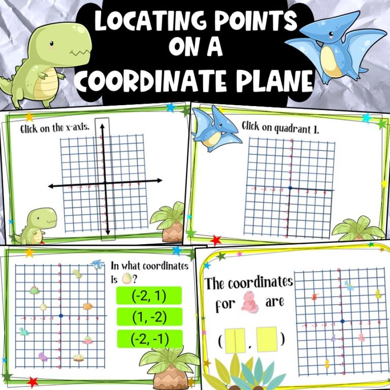 Locating Points on a Coordinate Plane BOOM Cards *Distance Learning ...