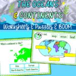 Seven continents & Five oceans - Made By Teachers