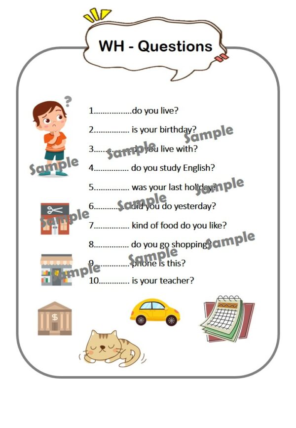 WH-Questions - Made By Teachers