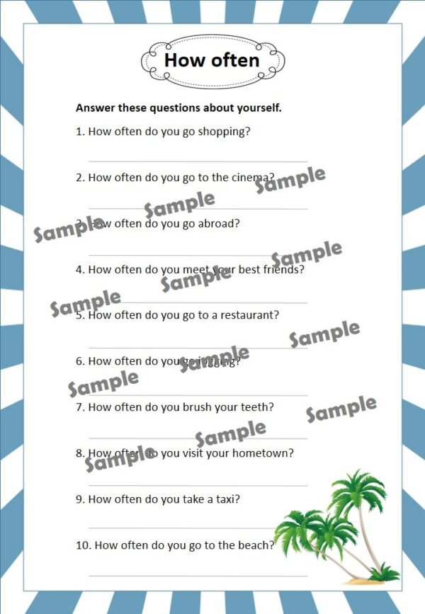 How Often - Made By Teachers