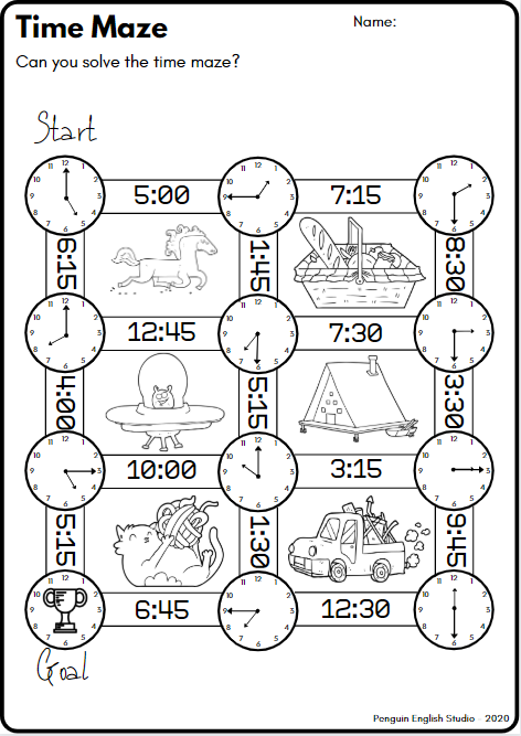 Time - Math Activity Pack | Made By Teachers