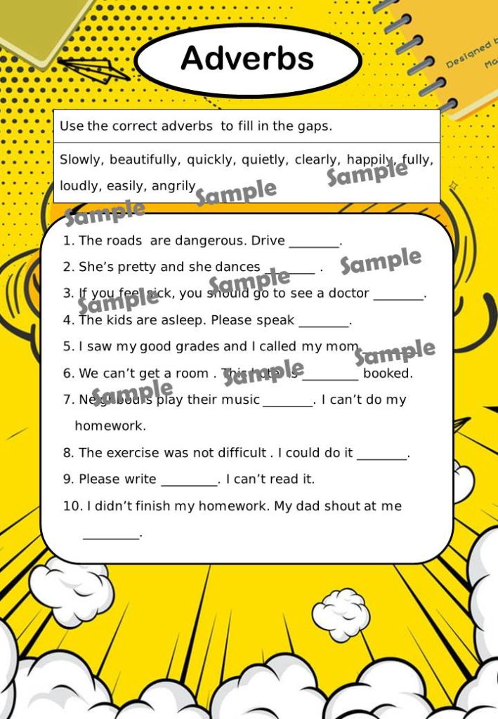 Adverbs | Made By Teachers