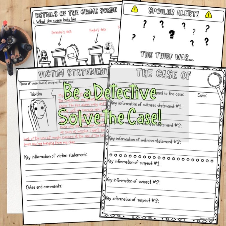 Make Your Own Crime Scene Activity | Made By Teachers