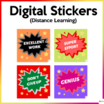 Distance Learning Digital Stickers | Made By Teachers