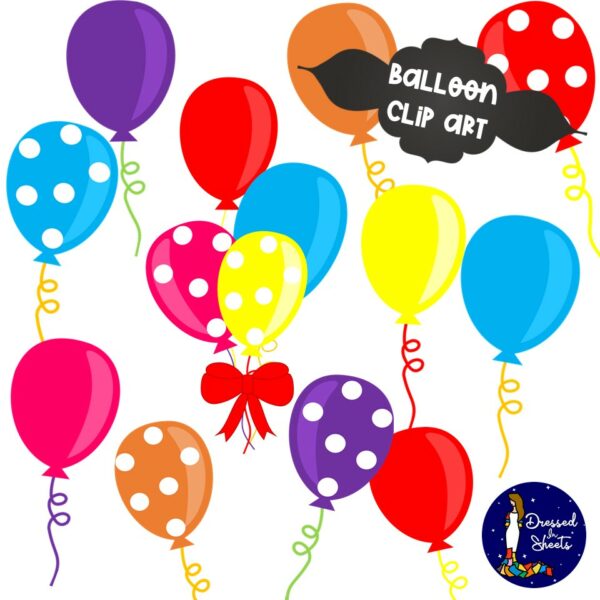 Balloon Clip Art | Made By Teachers