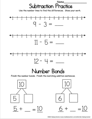 Kindergarten Math and Literacy Worksheets for Home Learning - Made By ...