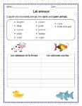 French Animals (Les animaux) Distance Learning worksheets - Made By ...