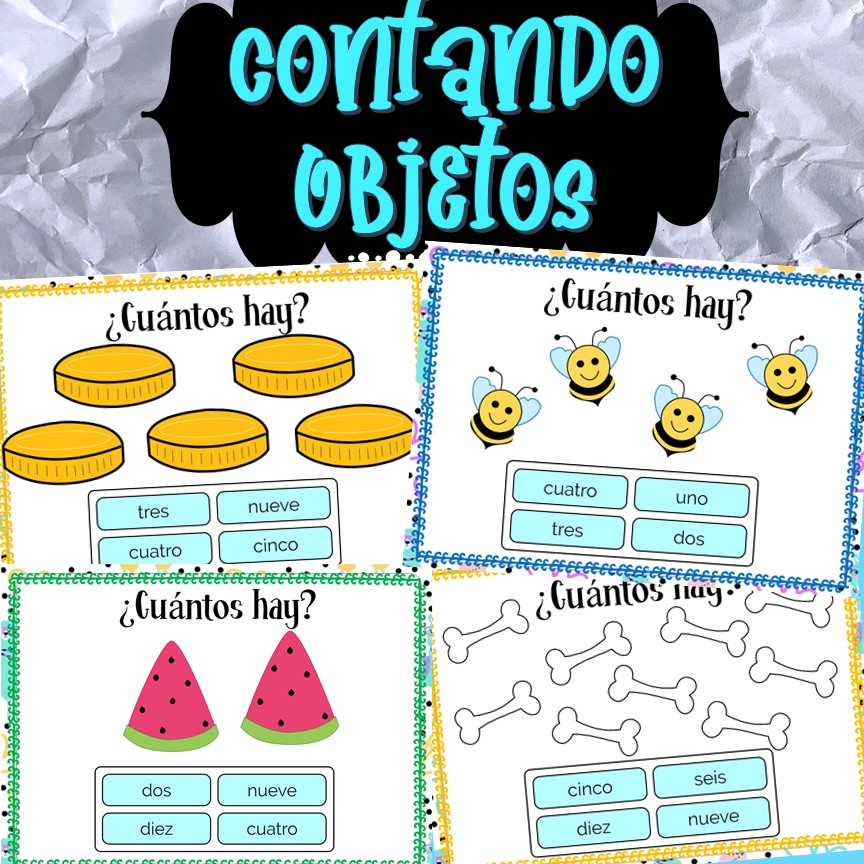 Contando Objetos BOOM cards Distance Learning | Made By Teachers