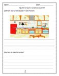 Dans la Cuisine (French Kitchen) Distance Learning Worksheets - Made By ...