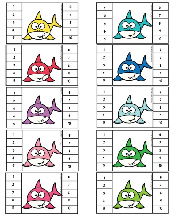 Punch Cards Goal Setting Behavior Rewards Ocean Set - Made By Teachers