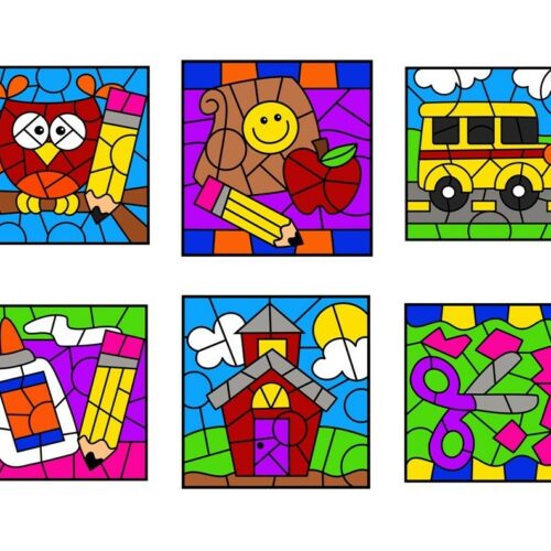 Back to School Color by Sight Word Bundle | Made By Teachers