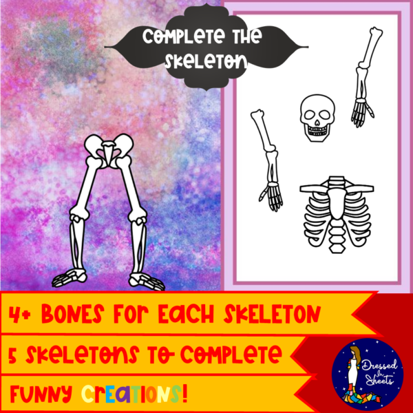 Build a skeleton BOOM card FUN! - Made By Teachers