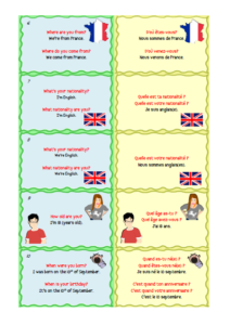 French to English Flashcards | Made By Teachers