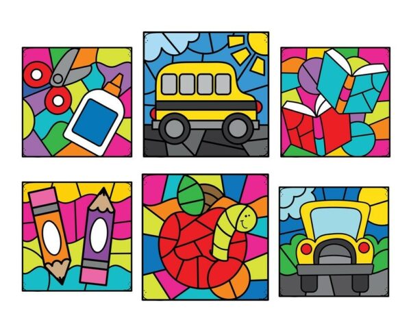 BACK TO SCHOOL COLOR BY NUMBER MULTIPLICATION AND DIVISION FACTS ...