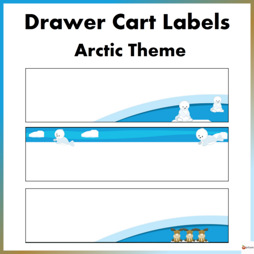 Editable Labels, Name Tags, and Student Awards Arctic Theme Bundle ...