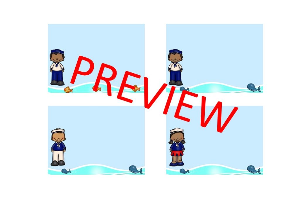 Editable Labels for Journal, Notebooks, Folders Sailing Theme | Made By ...