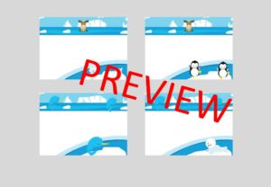 Editable Labels for Journals, Notebooks, Folders Arctic Theme - Made By ...