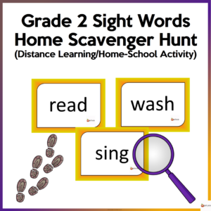 Distance Learning Grade 2 Dolch Sight Words Home Scavenger Hunt | Made ...